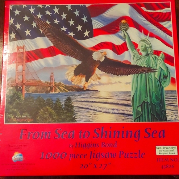Games | Nwt Patriotic Puzzle 100 Piece | Poshmark